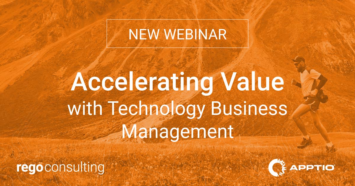 Apptio Webinar -Accelerating Value with TBM